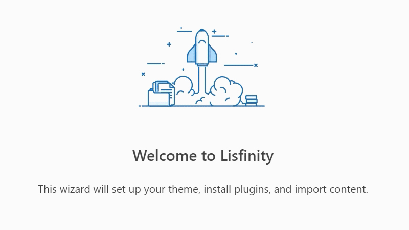 Installation wizard with step by step one-click demo installation and ...